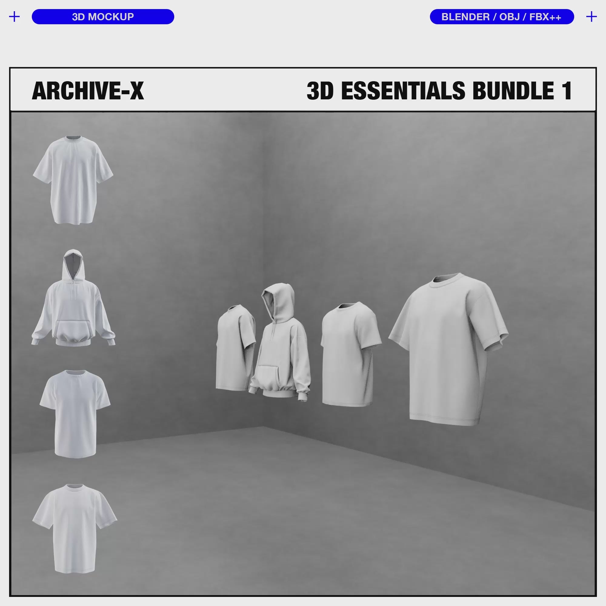 3D ESSENTIALS BUNDLE 1 – ARCHIVEX-STUDIOS